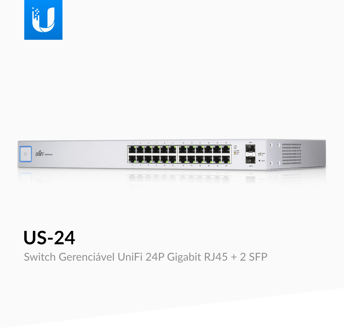 Switch gigabit + gerenciável com SFP